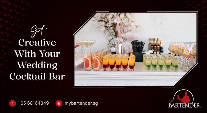 Creative Setup Ideas for Portable Cocktail Bars at Weddings